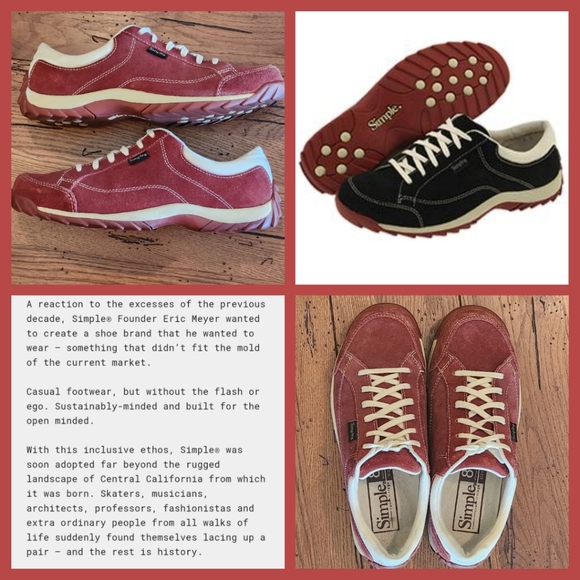 Simple | Shoes | Simple Brand Sugar Suede Shoe Size 8 Colors Rust Cream ...